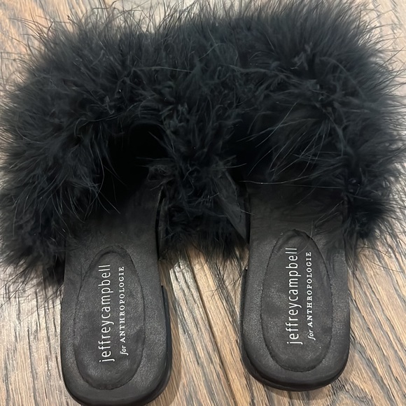 Jeffrey Campbell | Shoes | Jeffrey Campbell Feather Slide Sandal | Poshmark